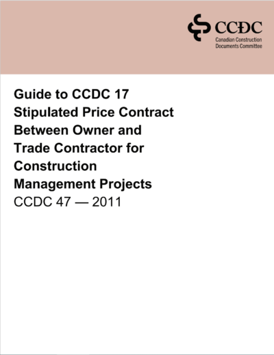 CCDC 2 2020 [Electronic Version] Stipulated Price Contract - Ontario ...