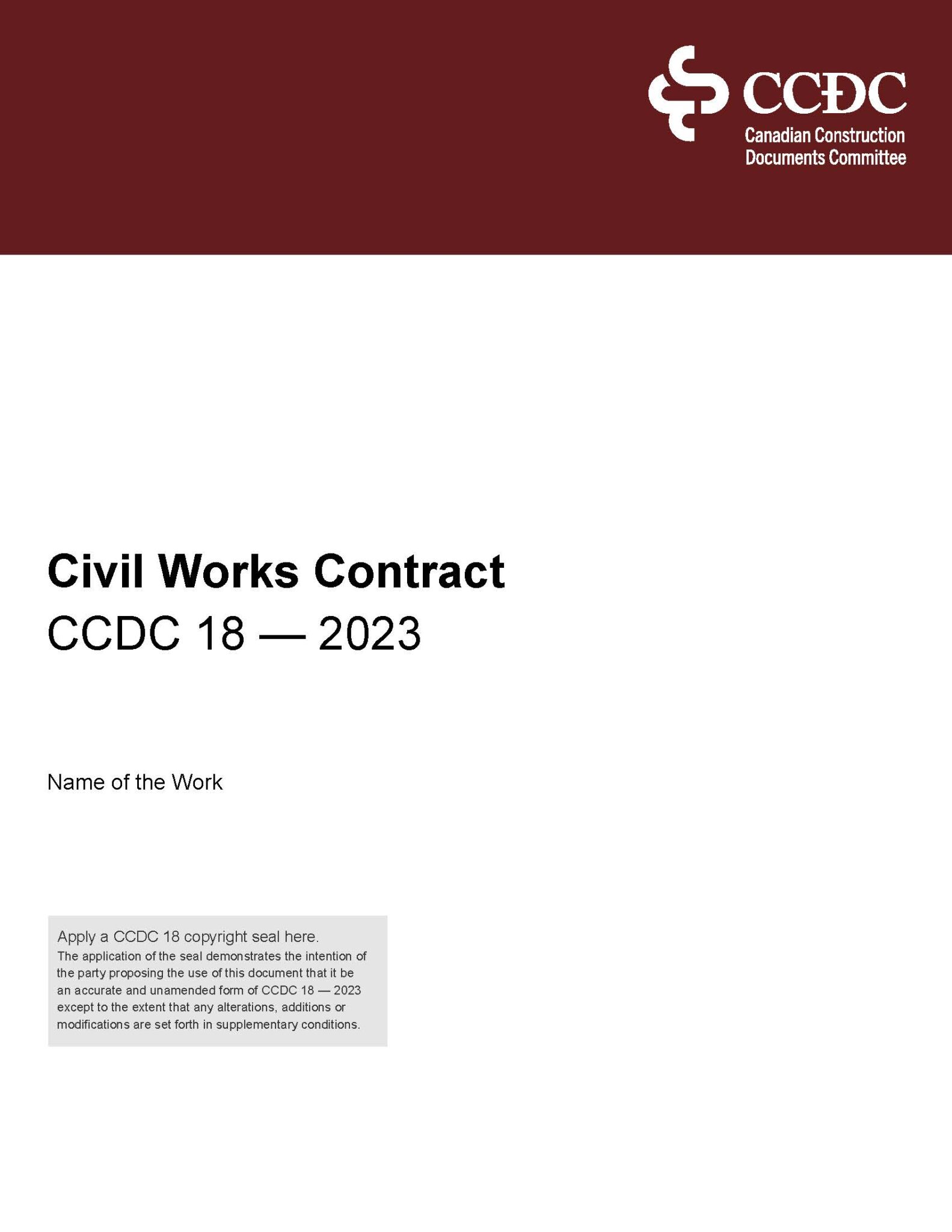 CCDC 3 [Electronic Version] Cost Plus Contract - Ontario General ...