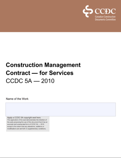 CCDC 9 Seal - Statutory Declaration for CCDC 9 A & 9B - Ontario General ...