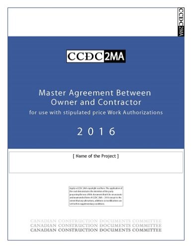 CCDC 11 [Download Electronic Version] - Ontario General Contractors ...