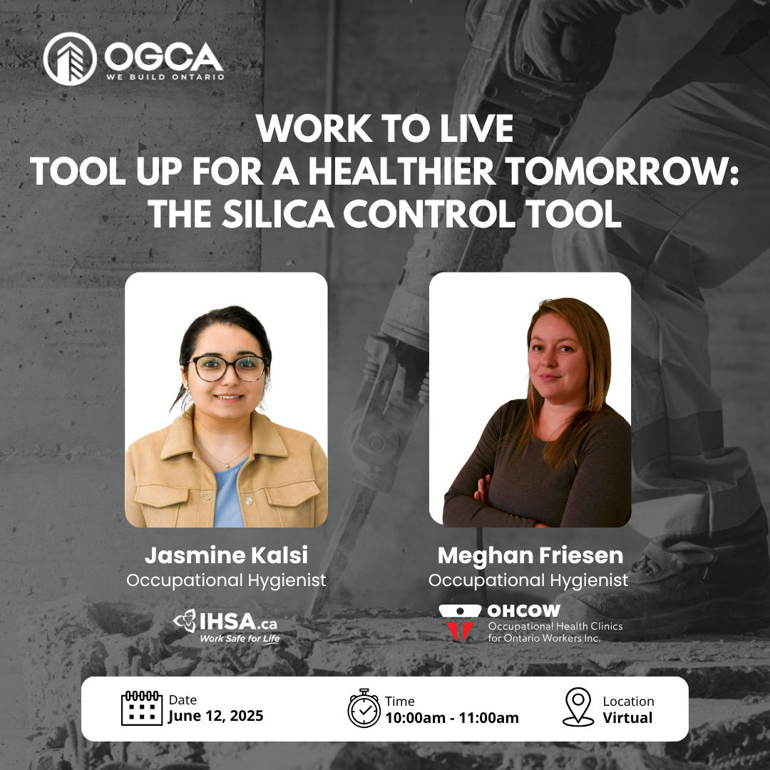 Work to Live. Tool up for a healthier tomorrow: The Silica Control Tool ...
